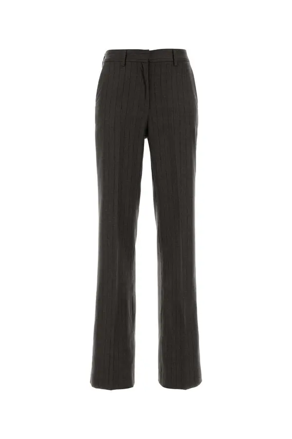 PT TORINO Jodie Wool Pant With Artisanal Embroidery