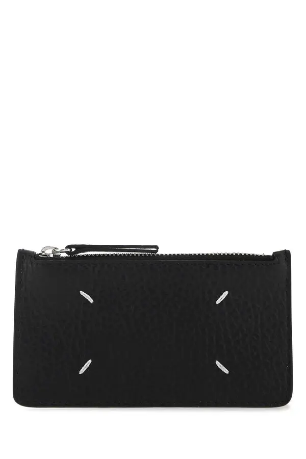 MAISON MARGIELA Bovine Leather Wallet With Metallic Hardware
