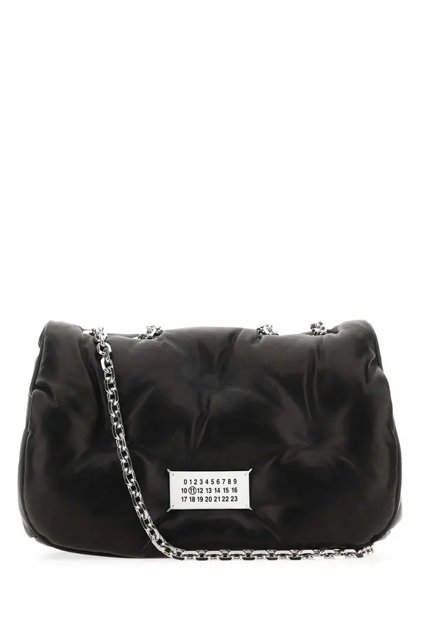 MAISON MARGIELA Medium Glam Slam Nappa Leather Shoulder Handbag