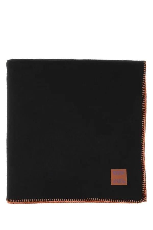 MARCELO BURLON COUNTY OF MILAN Rural Cross Wool Blanket, 200 Cm X 170 Cm