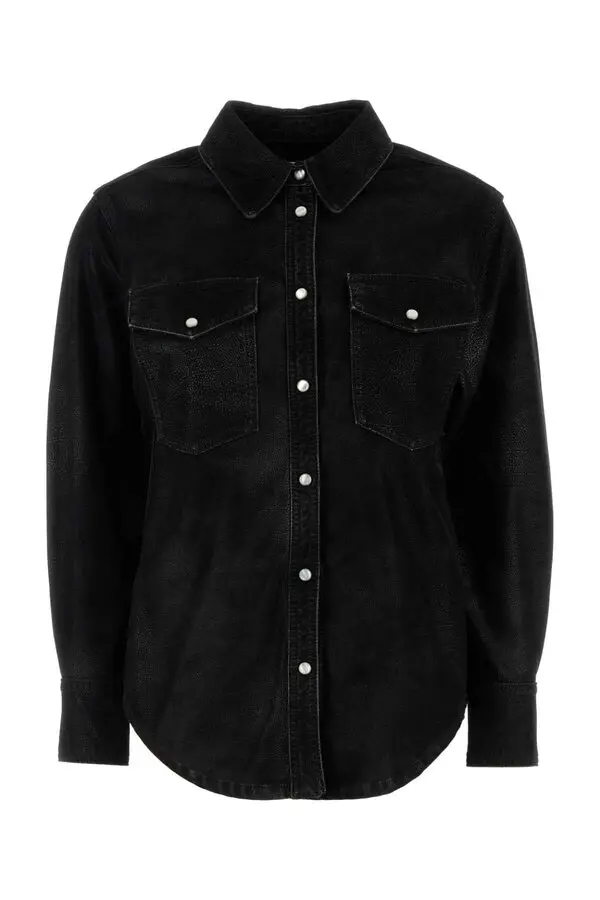 Isabel Marant Étoile Faux Leather Shirt
