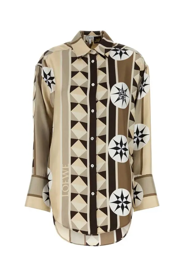 Loewe Silk Oversize Shirt - Printed