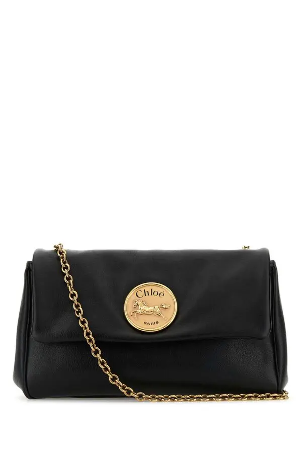 Chloé 28 Cm Heritage Leather Shoulder Handbag With Adjustable Crossbody Strap