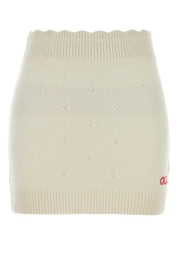 Chloé Wool-cashmere Mini Skirt
