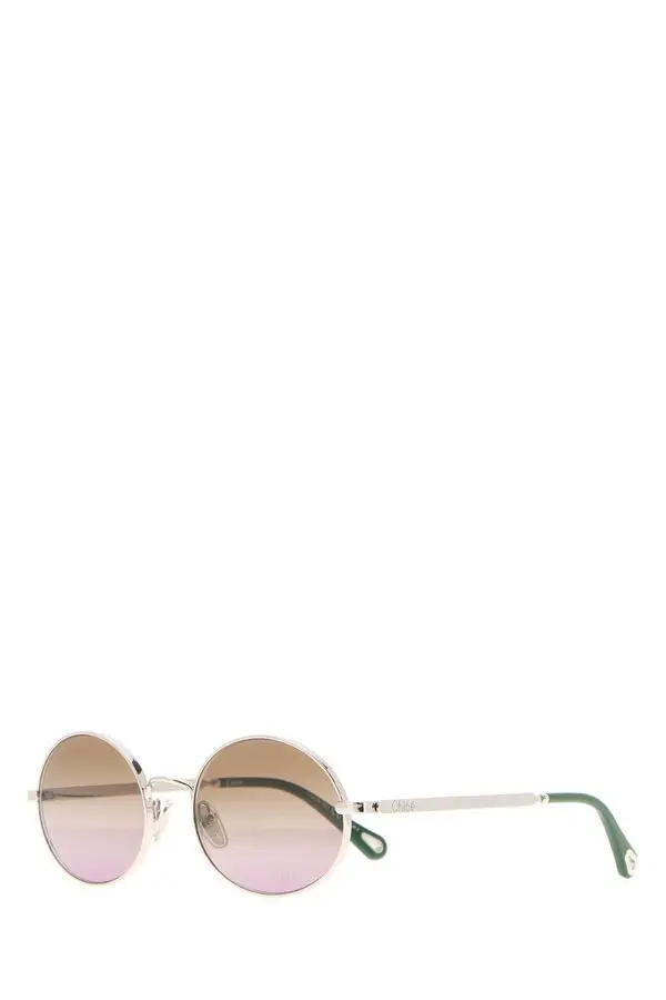 Chloé Metal Round Frame Sunglasses