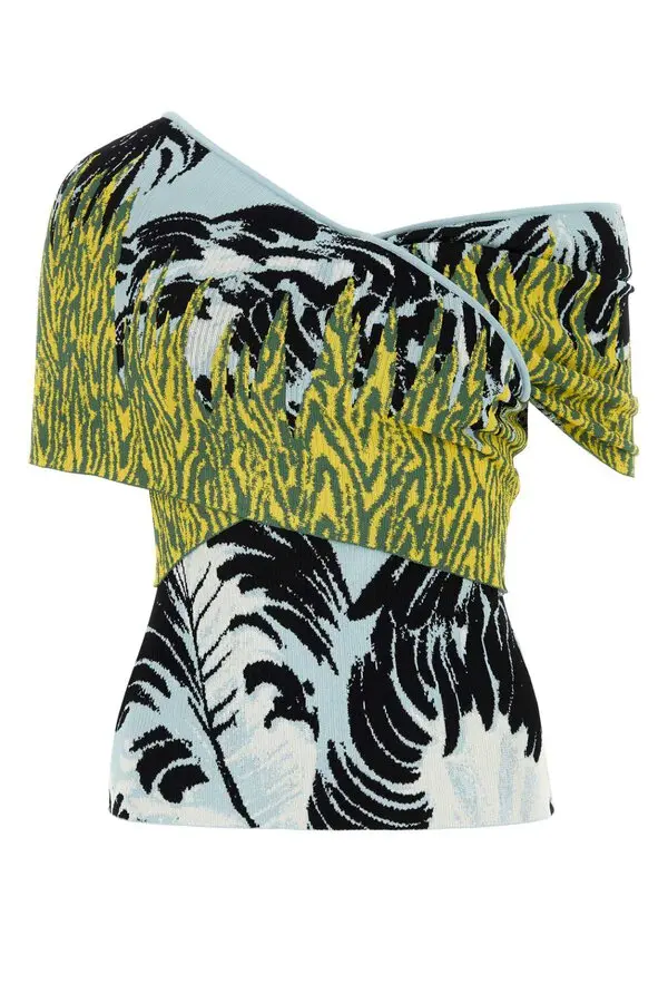 Bottega Veneta Embroidered Jacquard Top