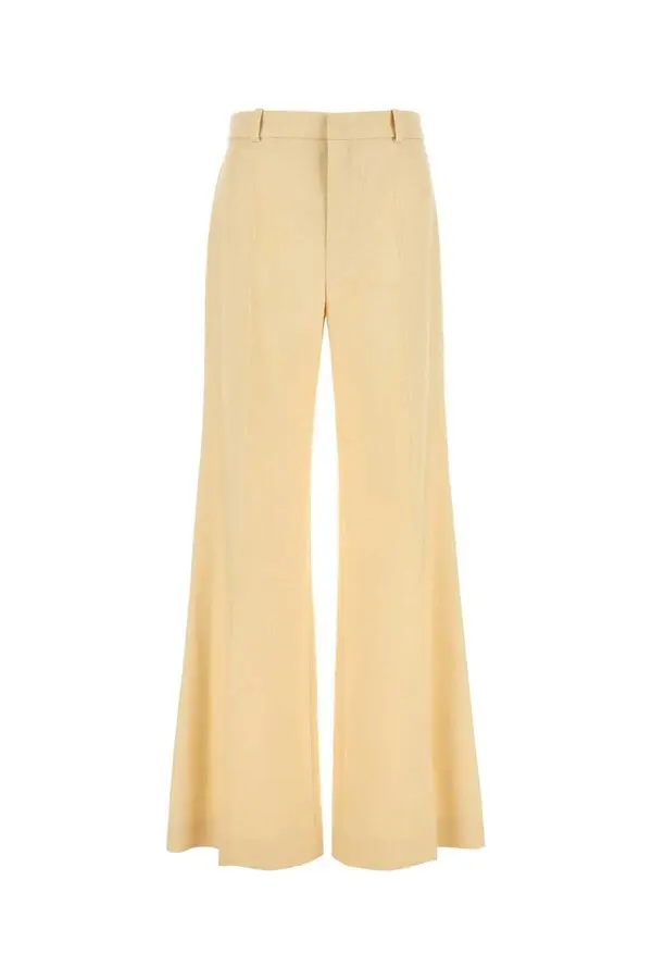 Chloé Cream Wide-leg Pants