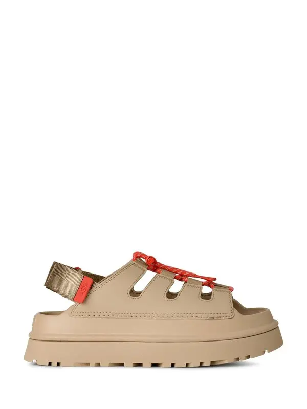 UGG Cutout Lace-up Platform Sandals