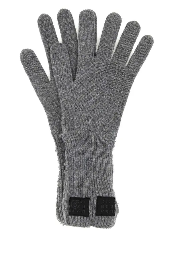 MAISON MARGIELA Knitted Wool Blend Gloves