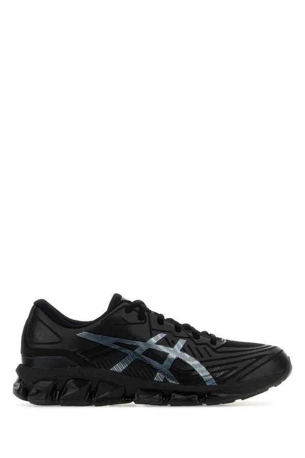 Asics Black Nylon Lace-up Sneakers