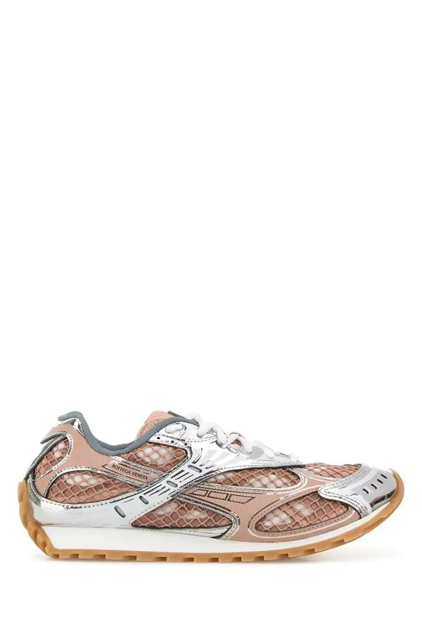 Bottega Veneta Bottega-style Orbit Sneaker With Fabric Upper And Rubber Sole - Multicoloured