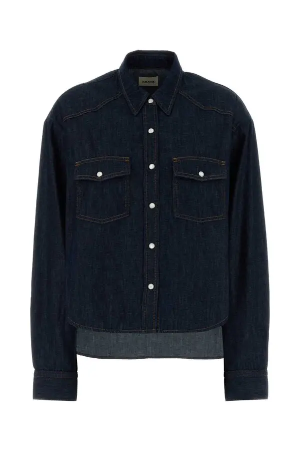 Khaite Denim Grenon Shirt - Blue