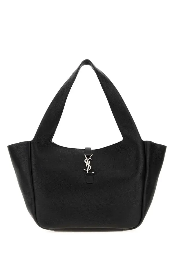 Saint Laurent Style Bea Shopping Handbag In Deer Leather, 38cm Width, 28cm Height, 13cm Depth