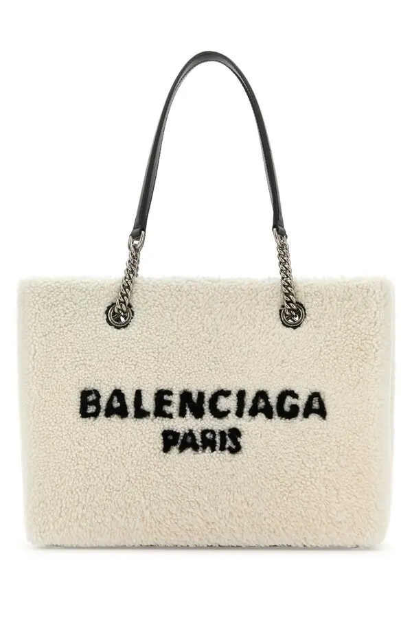 Balenciaga Shearling Duty Free M Handbag