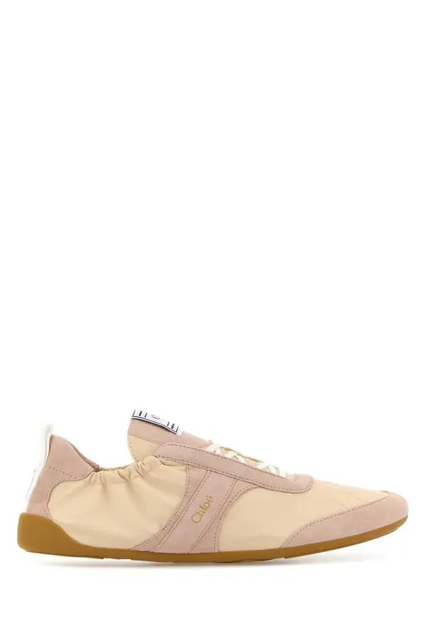 Chloé Canvas And Leather Kick Sneaker For - Multicoloured