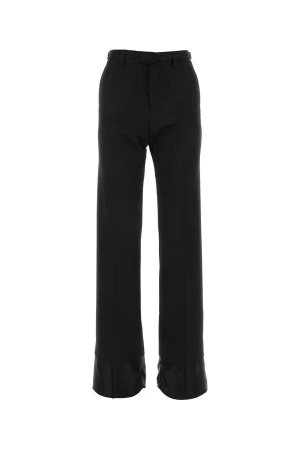 MAISON MARGIELA Stretch Polyester-wool Blend Tailored Trousers