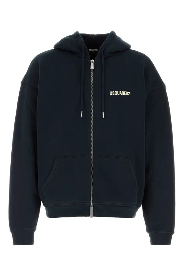 Dsquared2 Cotton-blend Crewneck Sweatshirt - Blue