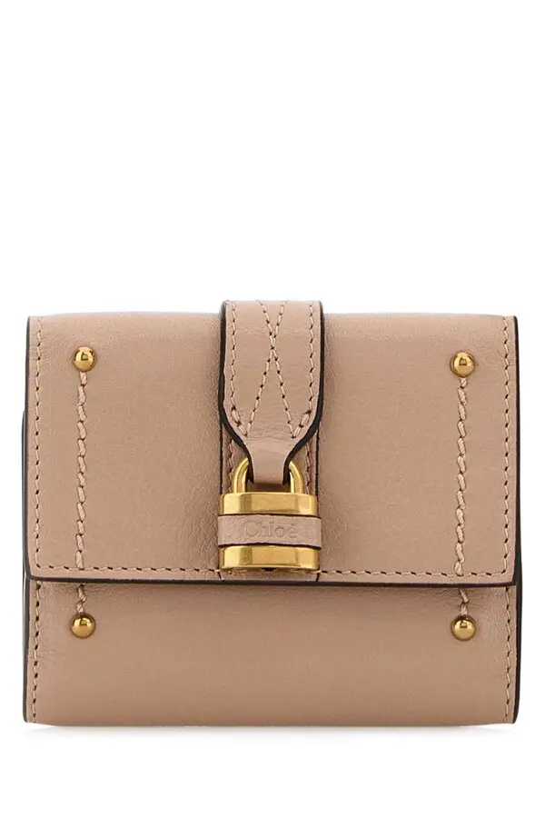Chloé Antiqued Mini Paddington Leather Wallet - Pink