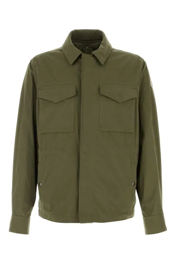 Moncler Utility Jacket In Polyester-cotton-nylon Blend