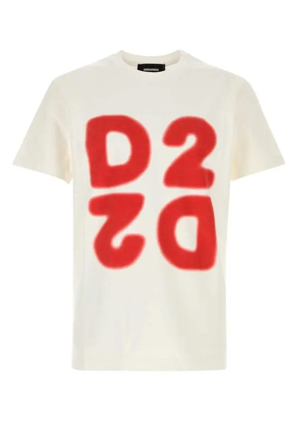 Dsquared2 Cotton Crewneck T-shirt - White