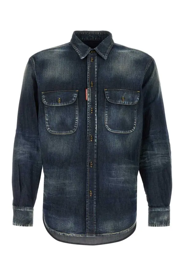 Dsquared2 Stretch Shirt - Blue