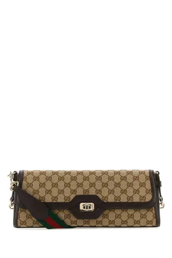 Gucci Original Gg Fabric Medium Shoulder Handbag - Printed
