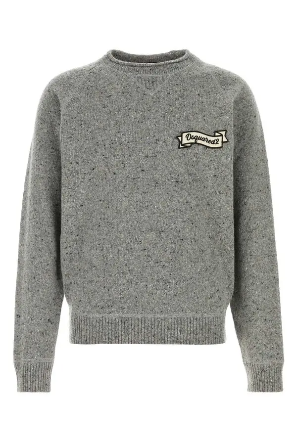 Dsquared2 Melange Wool Blend Sweater