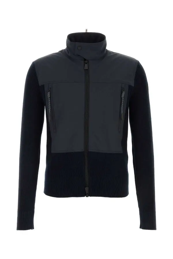 Moncler Performance Knit Zip-up Cardigan
