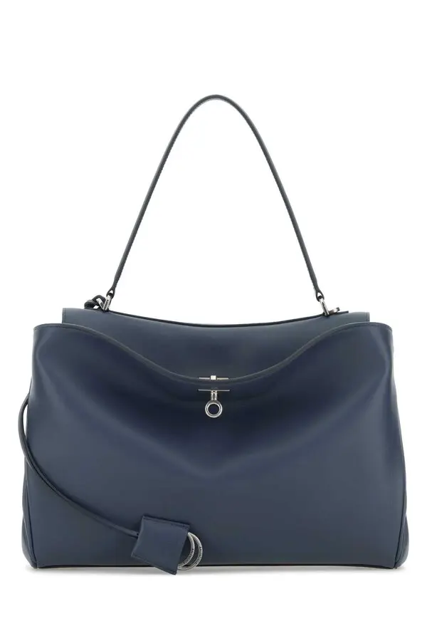 Balenciaga Air Force Leather Medium Rodeo Handbag - Blue