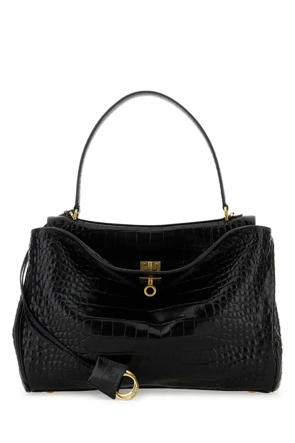 Balenciaga Leather Rodeo Handbag 35cm X 26cm X 12cm