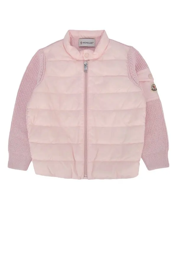 MONCLER JR Zip-up Knit Cardigan