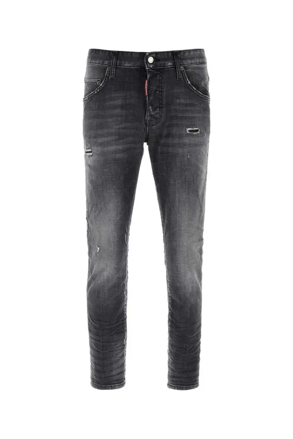 Dsquared2 Stretch Denim Skater Jeans - Grey
