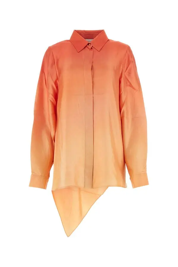 Zimmermann Two-tone Silk Shirt - Multicoloured