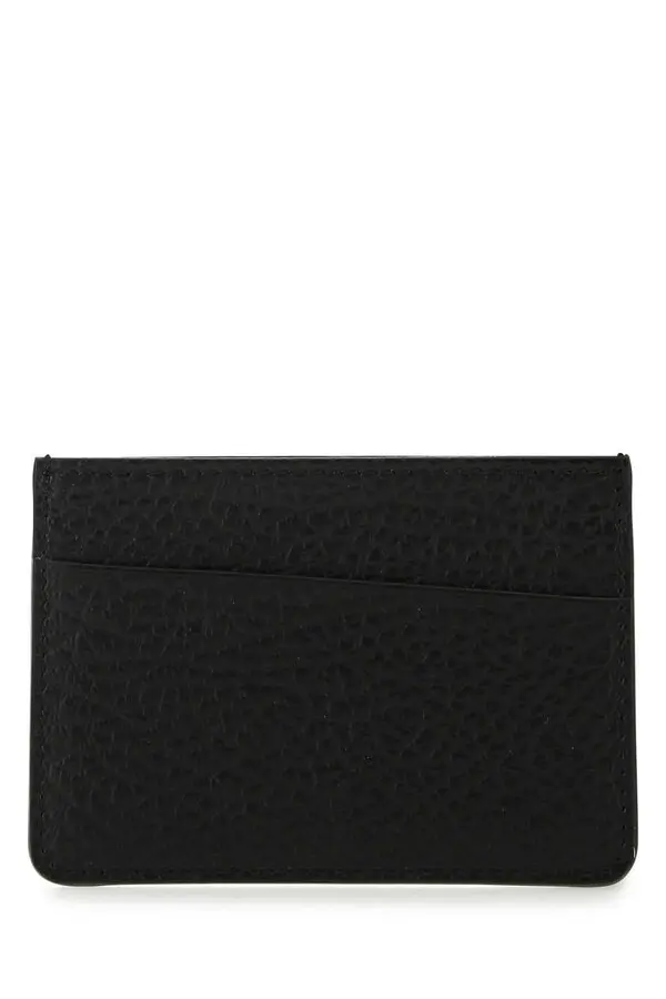MAISON MARGIELA Mini Leather Card Holder, 10 Cm X 7 Cm - Black