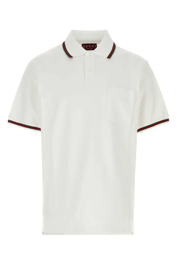 Gucci Piquet Polo Shirt In Cotton-stretch Blend