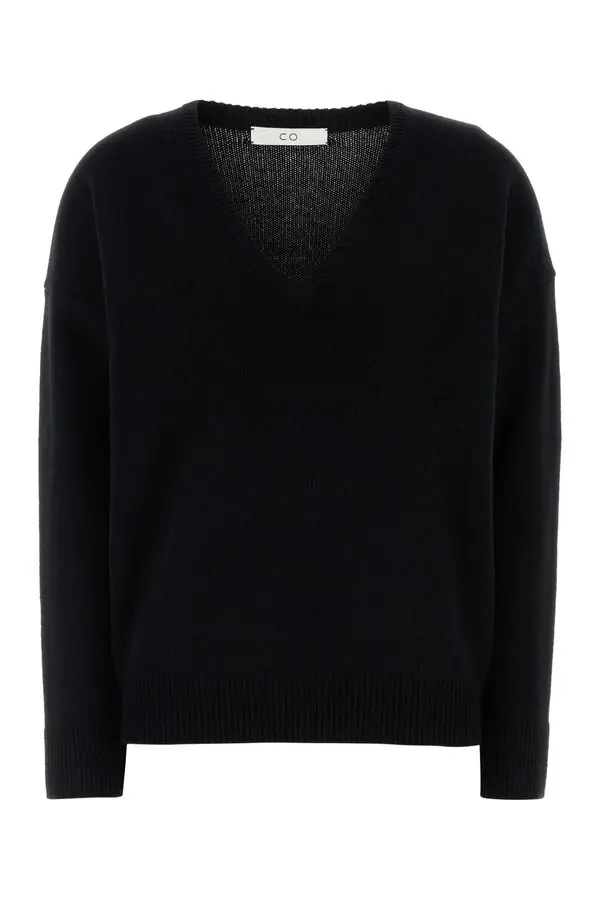 Co 100% Cashmere Sweater - Black