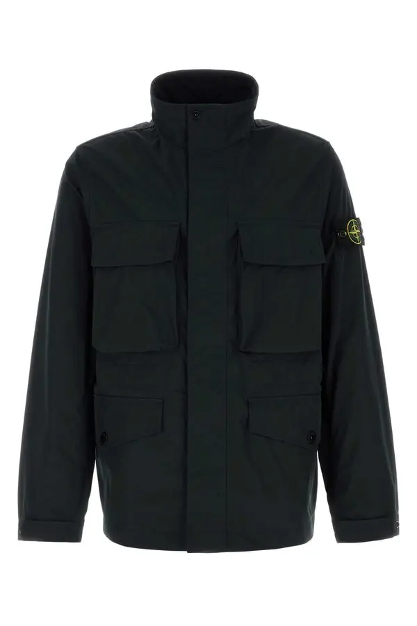 Stone Island Stone-style Tech Polyester Jacket For