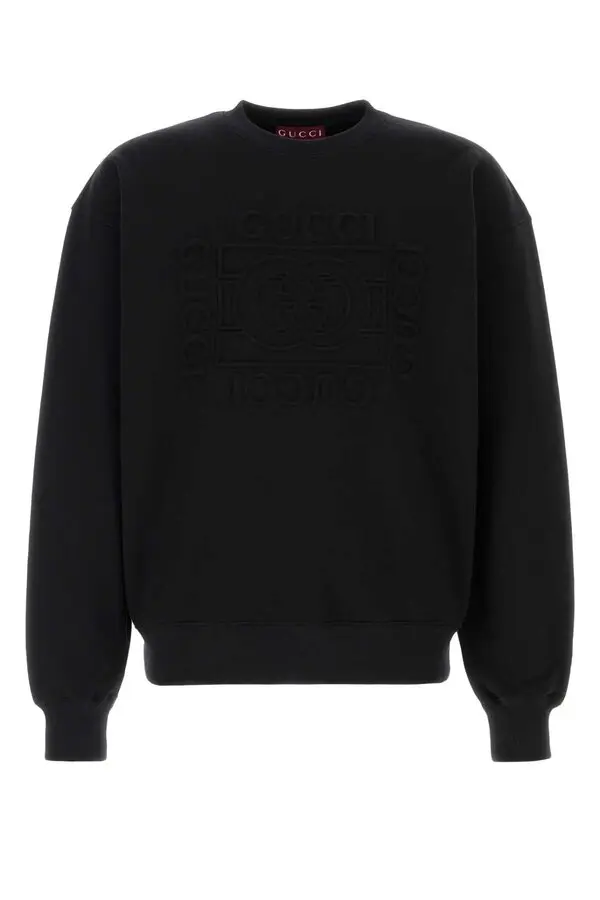 Gucci Cotton Sweatshirt - Black