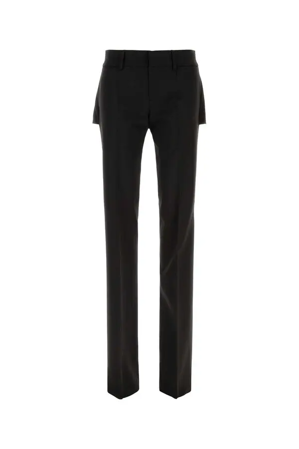 Dsquared2 Peek-a-boo Stretch Wool Blend Trousers