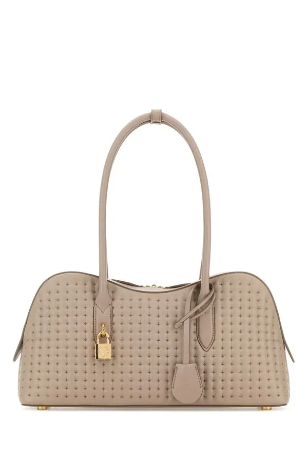 Stella McCartney Ryder Medium Shoulder Handbag With Golden Metal Hardware - Purple