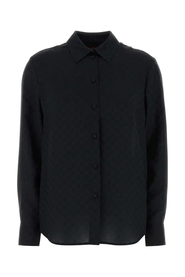 Gucci Silk Crepe Shirt - Black