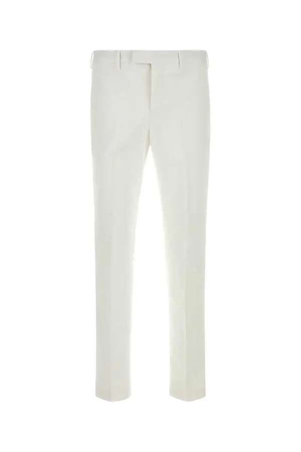 PT TORINO Stretch Cotton Pants - White