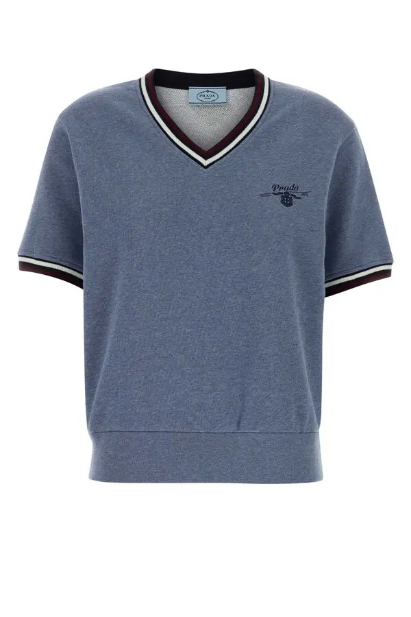 Prada Cotton T-shirt - Light Blue