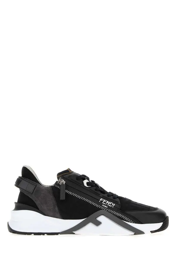 Fendi Jacquard Flow Sneaker - Black