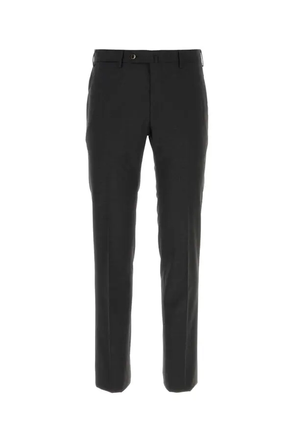 PT TORINO Slate Stretch Cotton Chino Pant - Black
