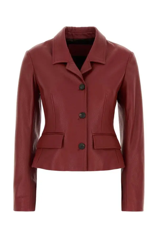 FERRAGAMO Lamb-lined Leather Jacket