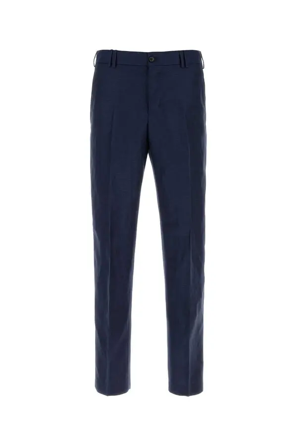 PT TORINO Michael Straight-leg Wool-linen Blend Pant