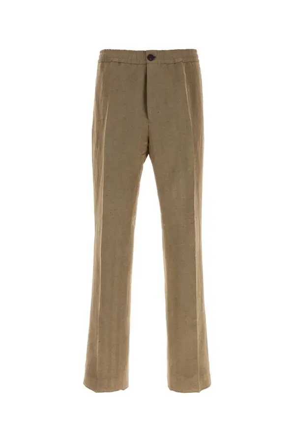 FERRAGAMO Linen-blend Pant