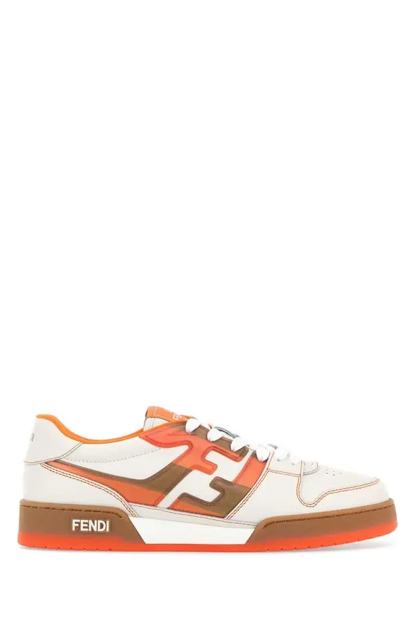 Fendi Match Leather Sneaker - Multicoloured