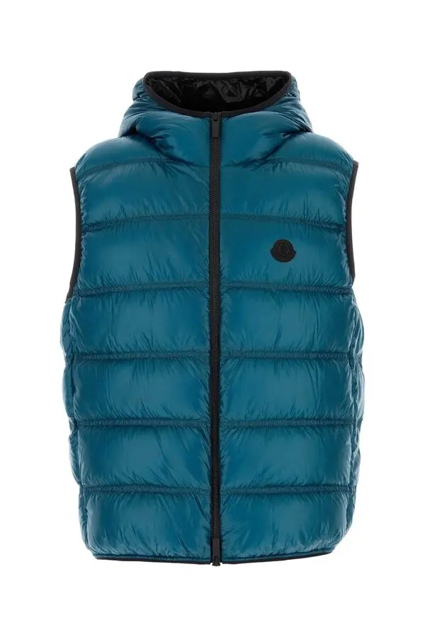 Moncler Quilted Nylon Sleeveless Down Jacket